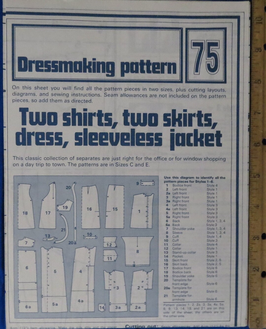 Vintage Women's Dressmaking Pattern Set With Diverse Apparel Options - Etsy