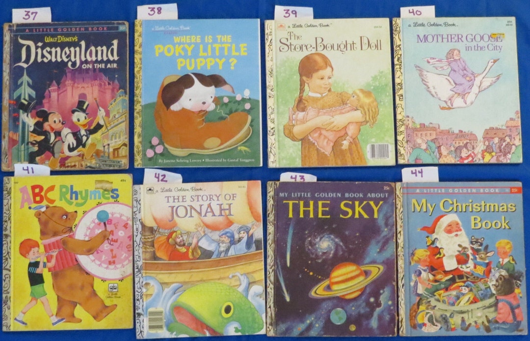 Little Golden Books Selection of 24 Books From 1955 On. Most in Very ...