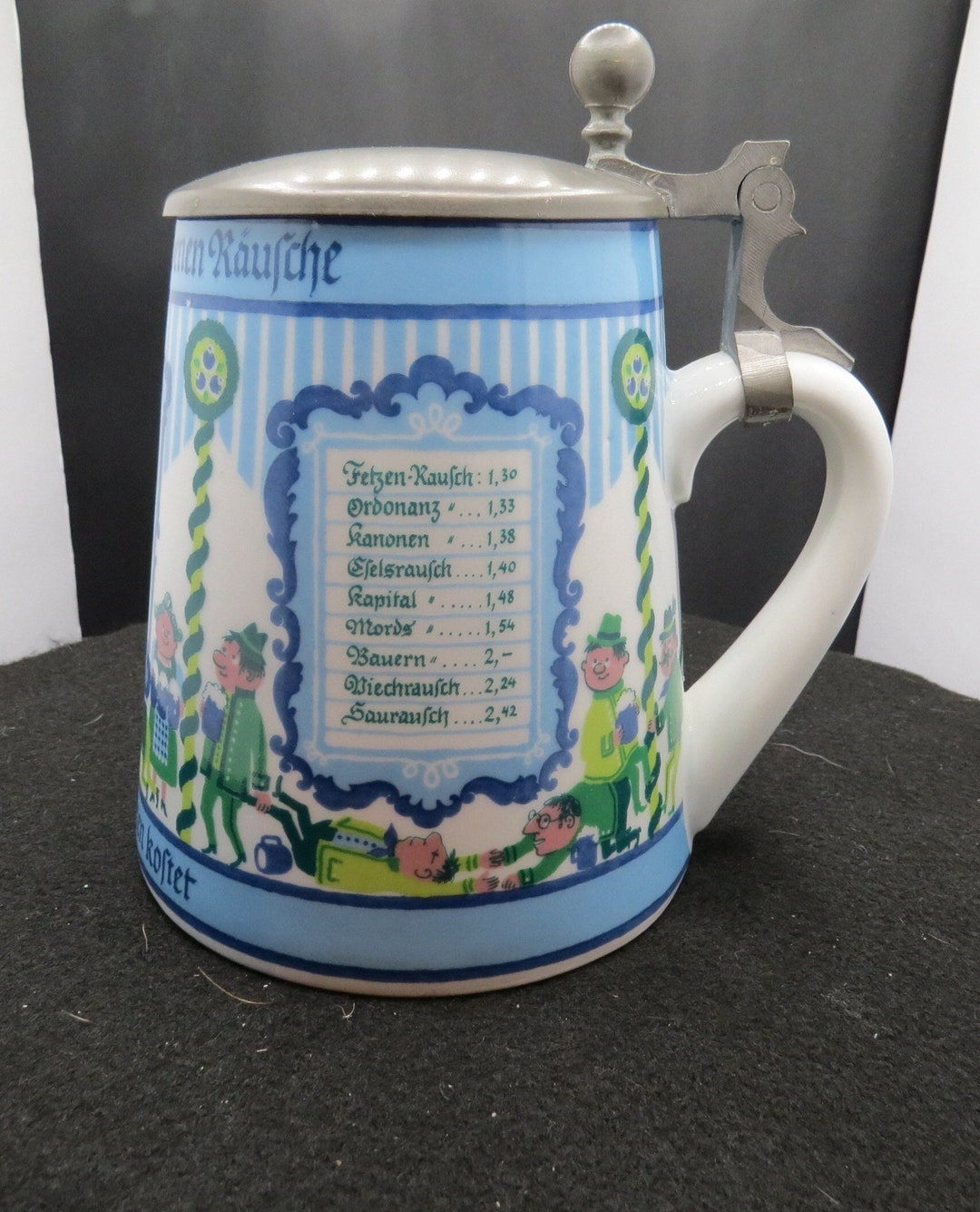 German Beer Stein. Authentic and Like New Condition; Measures 5.5"h by ...