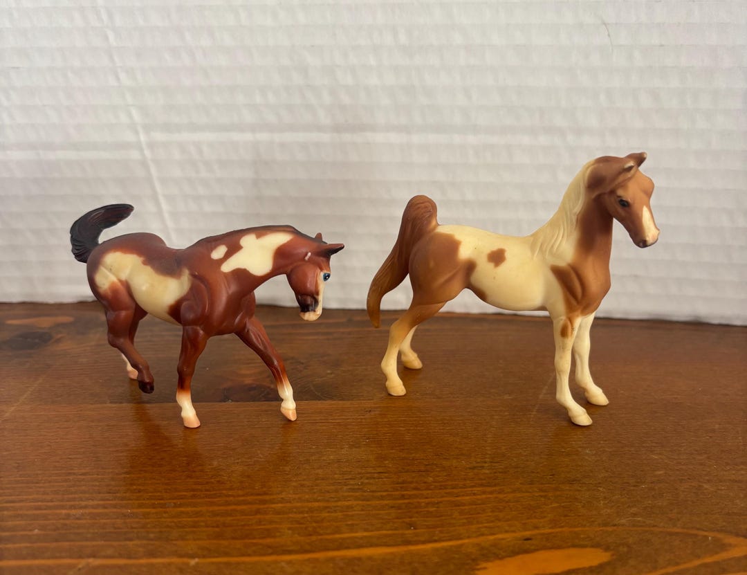 Vintage 1999 Breyer Reeves Miniature Horse Figurines Set: Collectible ...