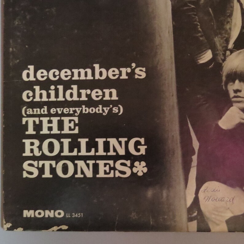 The Rolling Stones - December's Children LP - 1965 Original MONO ...