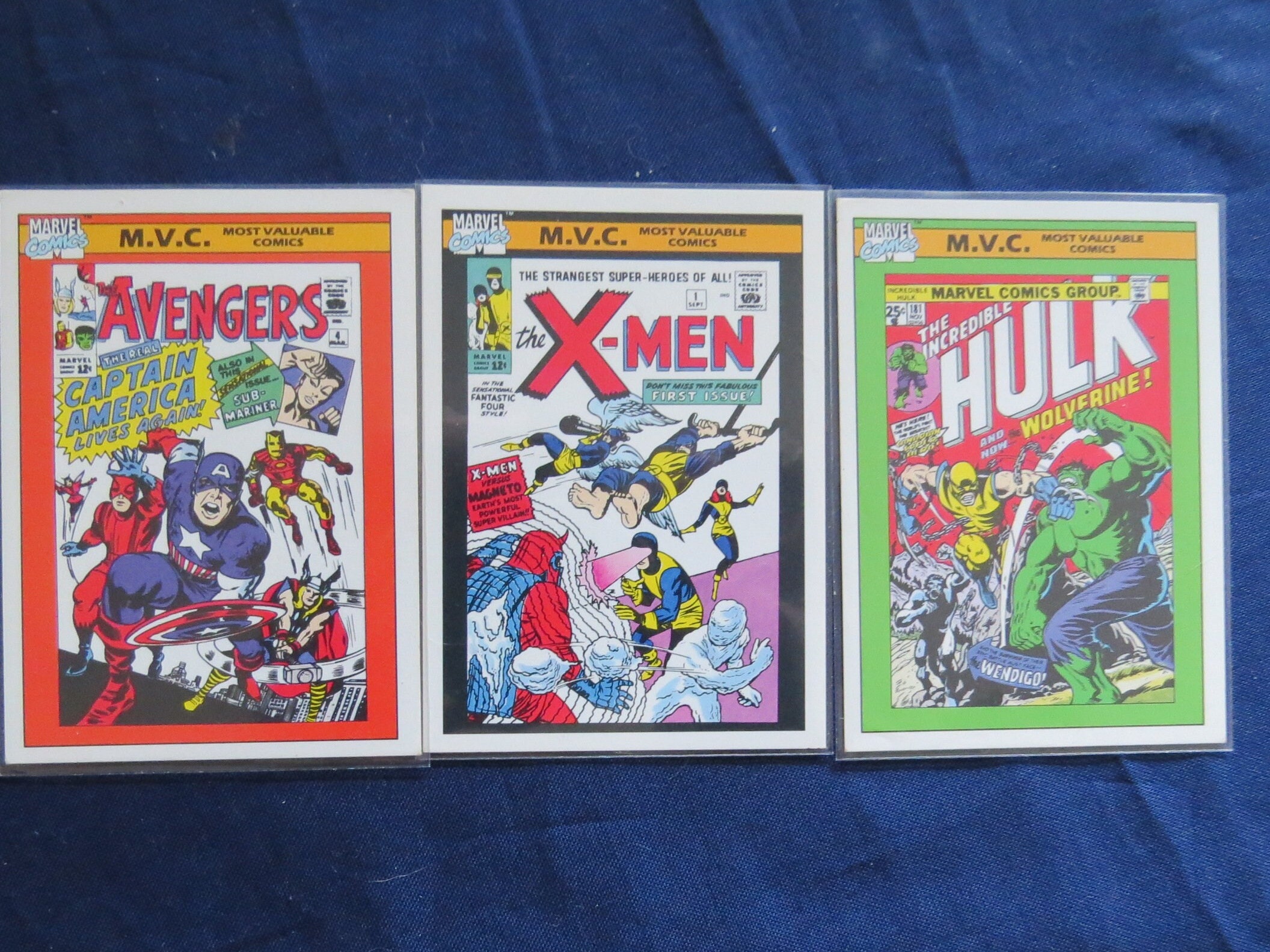 1990 Marvel Impel Most Valuable Comic (MVC) Super Six! Fantastic Four ...
