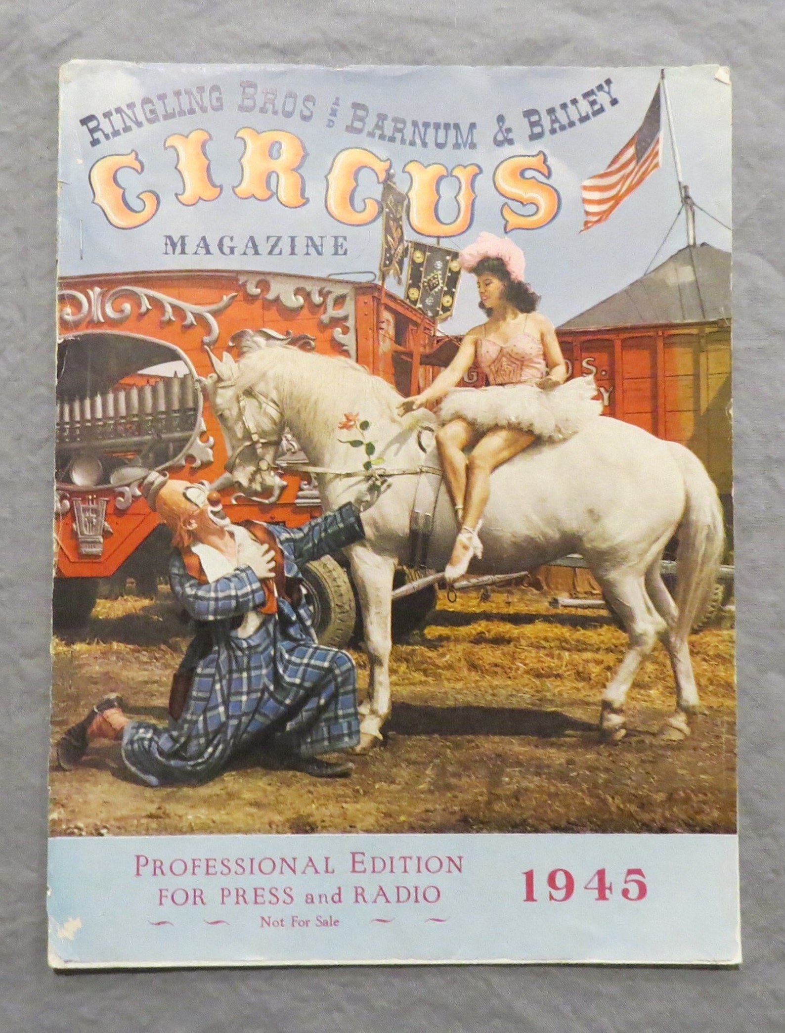 Vintage 1945 Ringling Bros and Barnum & Bailey Circus Magazine ...