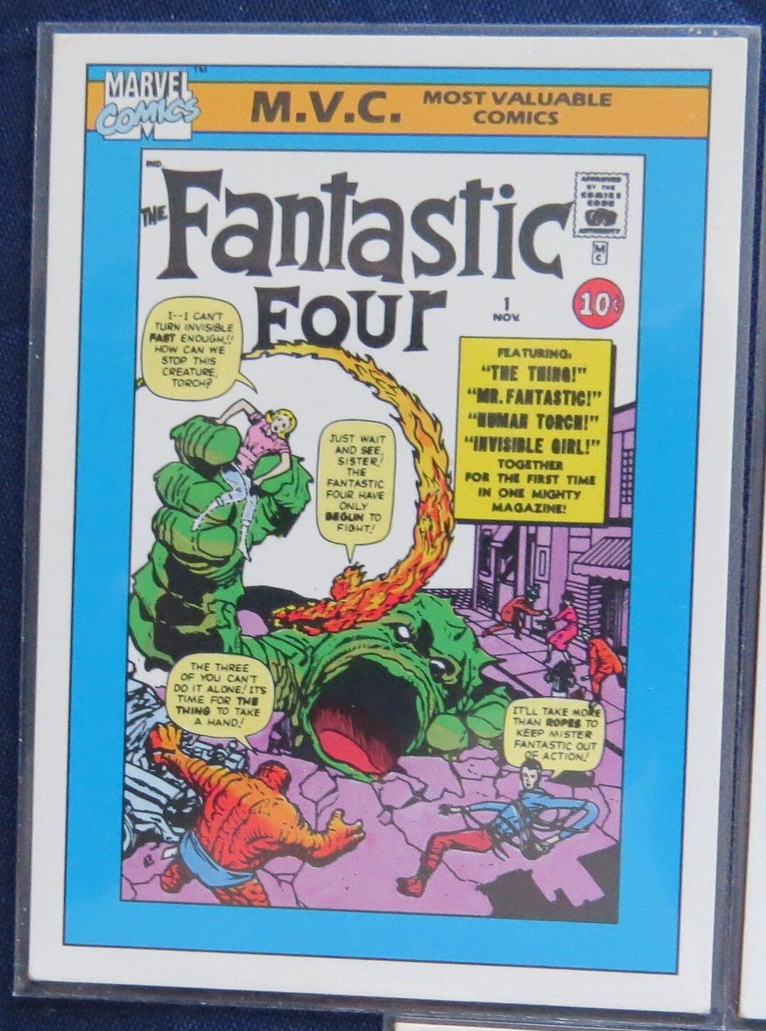 1990 Marvel Impel Most Valuable Comic (MVC) Super Six! Fantastic Four ...