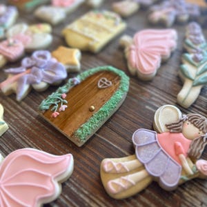 Fairy First Birthday Sugar Cookies W/royal Icing, Gluten/dairy Free ...