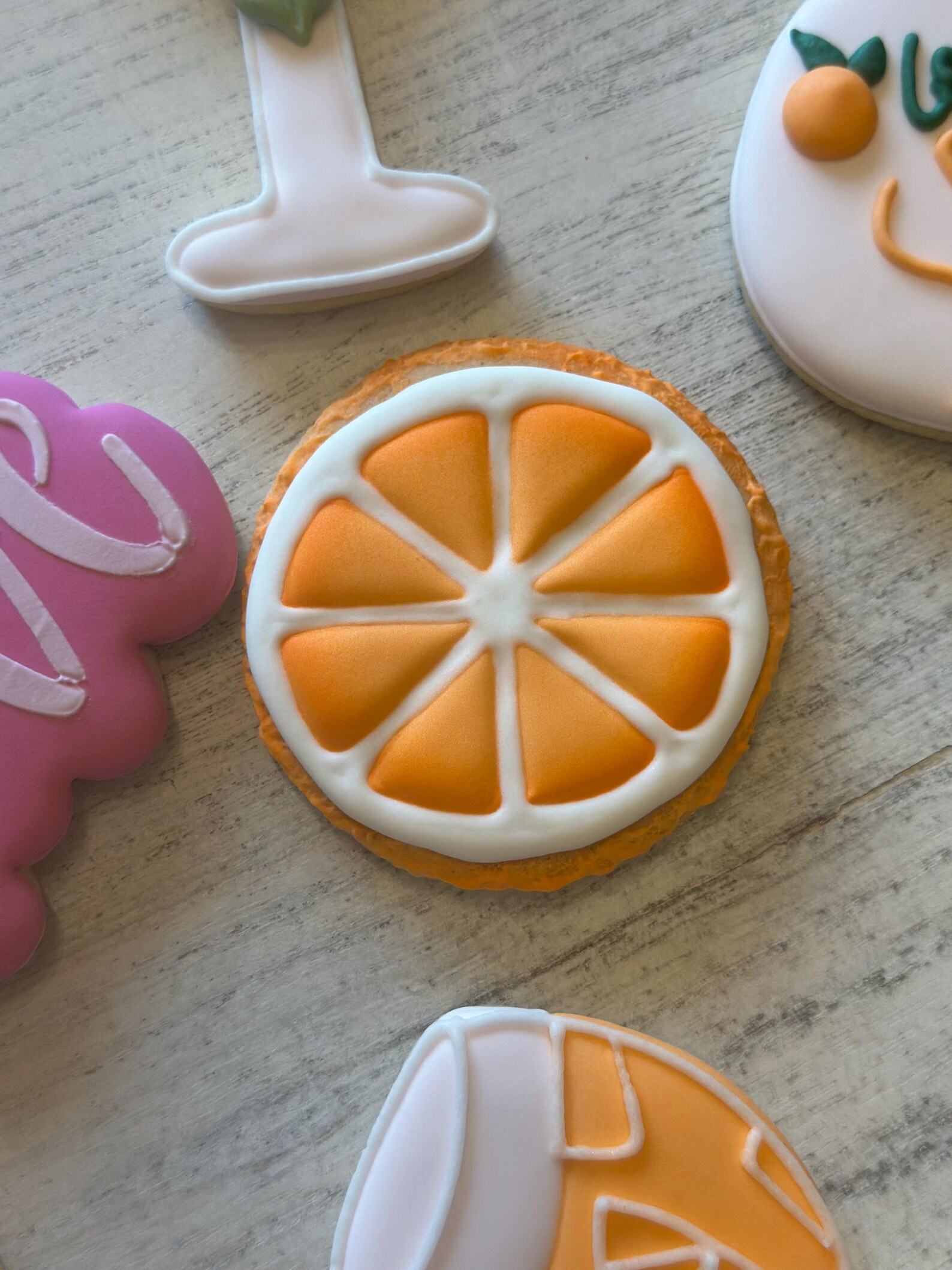 Aperol Spritz Bridal Shower Cookies: Royal Icing, Bride Theme (by the ...