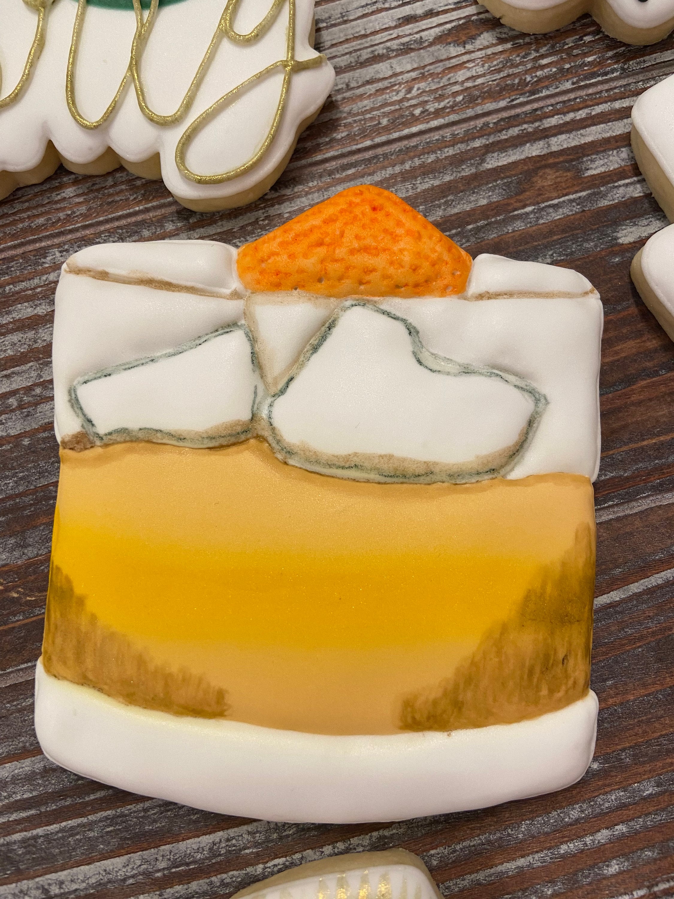 Whisky Birthday Sugar Cookies W/rotal Icing: Aged to Perfection, Gluten ...