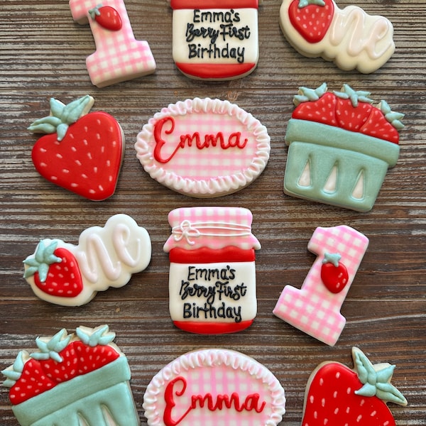 Birthday Sugar Cookies - Etsy