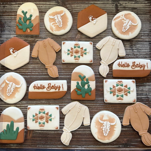 Western Theme Cookies - Etsy