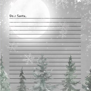 Printable Letter to Santa Templates - Etsy