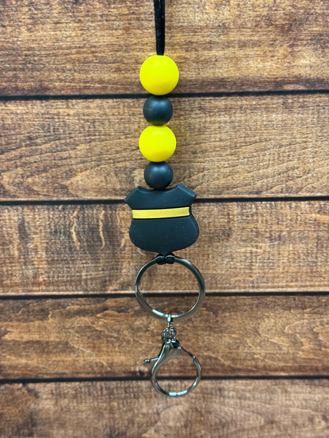 Yellow Line Lanyard/dispatcher Lanyard /ID Badge Holder/breakaway ...