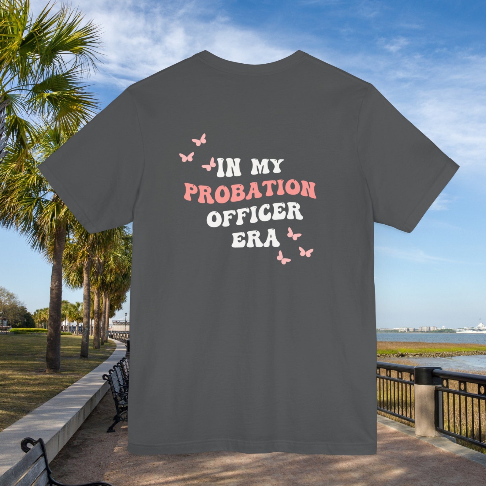 Probation Officer Tee Female LEO Shirt Blue Line Gift Idea First ...