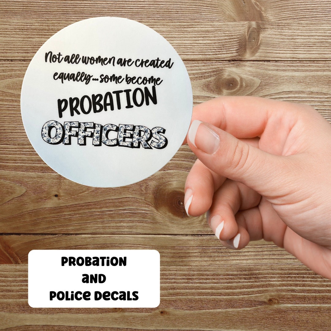 Police Officer Decal/ Female Officer Sticker / Female Cop Gift / Female ...
