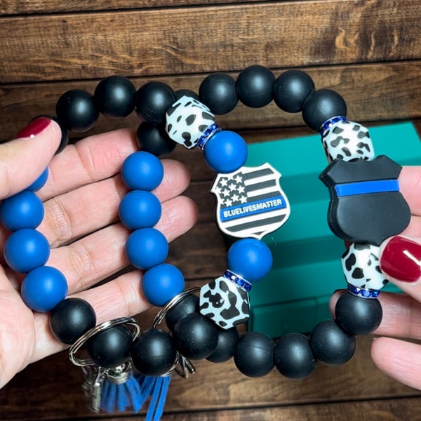 Thin Blue Line Ring - Etsy