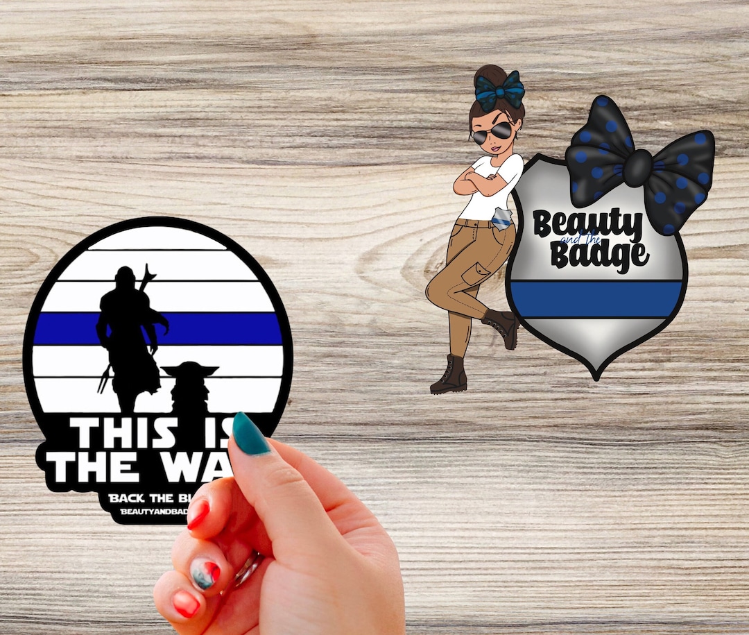 Thin Blue Line Decal/correctional Officer Sticker/first Responder Gift ...