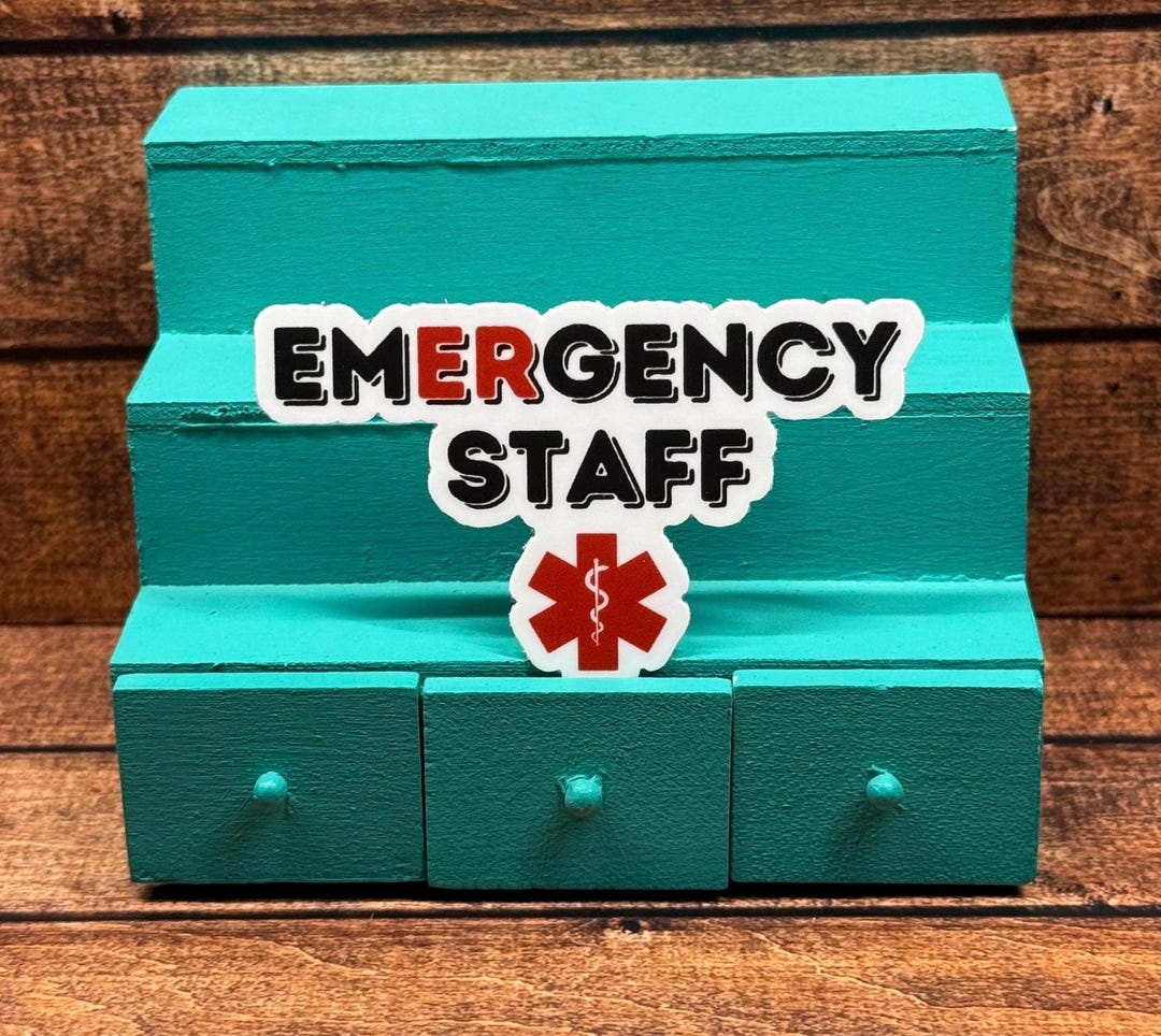 ER Room Sticker / Nurse Sticker / Nurse Gift/ Emergency Room Sticker ...