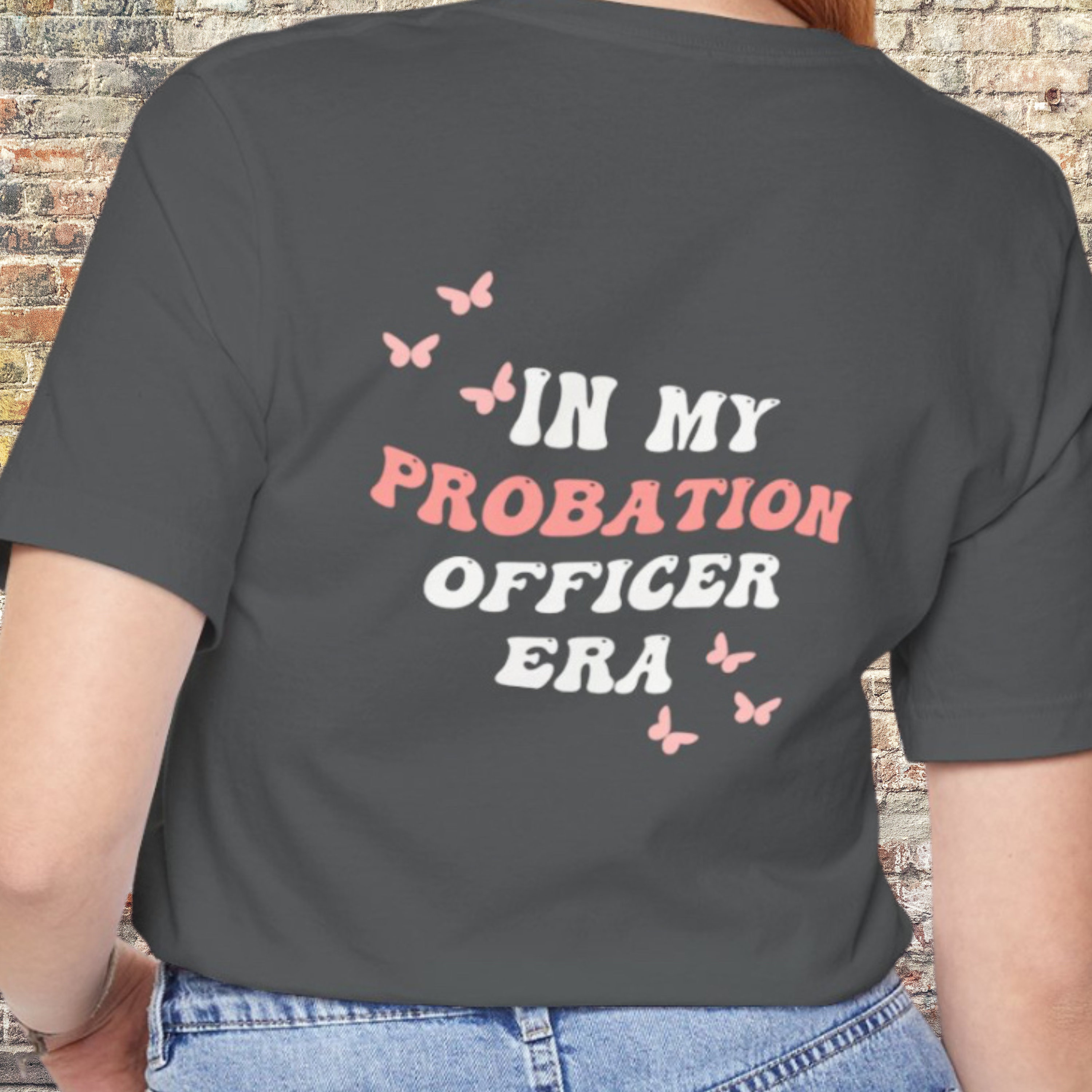 Probation Officer Tee Female LEO Shirt Blue Line Gift Idea First ...