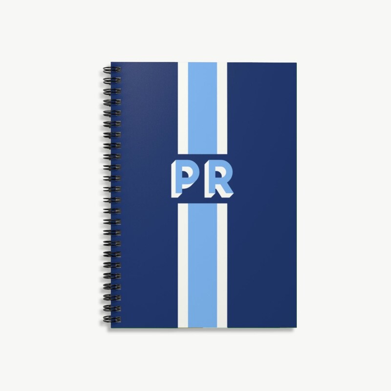 Preppy Notebook - Etsy
