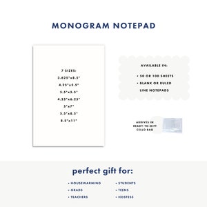 Colorful Stationary, Custom Notepad, Thick Cardstock, Personalized ...