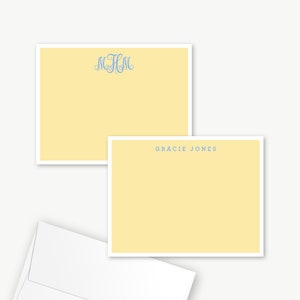 Colorful Stationary, Custom Note Card Set, Thick Cardstock ...