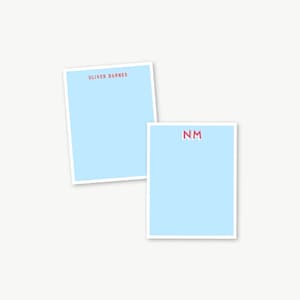 Colorful Stationary, Custom Notepad, Thick Cardstock, Personalized ...