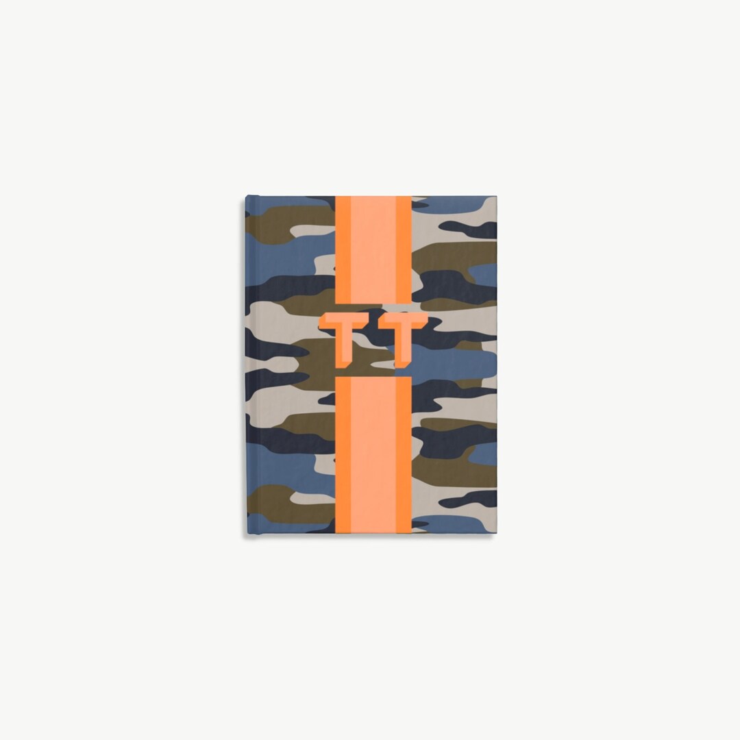 Monogram Camo Journal, Monogram Notebook, Shadow Monogram Stationery ...