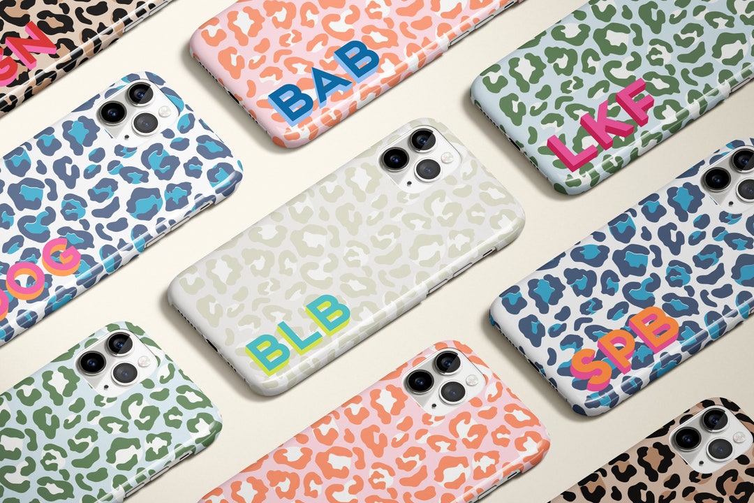 Small Corner Shadow Monogram Personalized Case iPhone 15 Case Custom ...