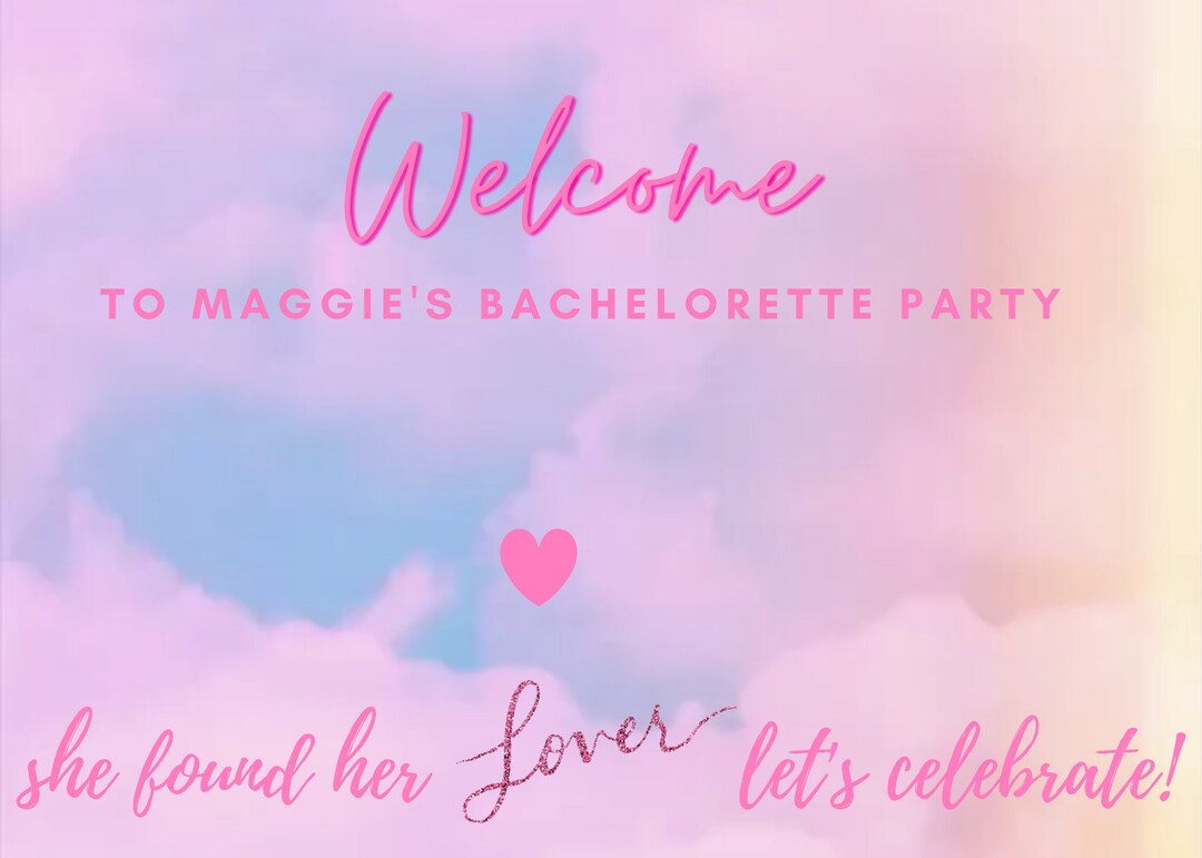 TAYLOR SWIFT Theme Bachelorette Party Greeting Sign - Etsy