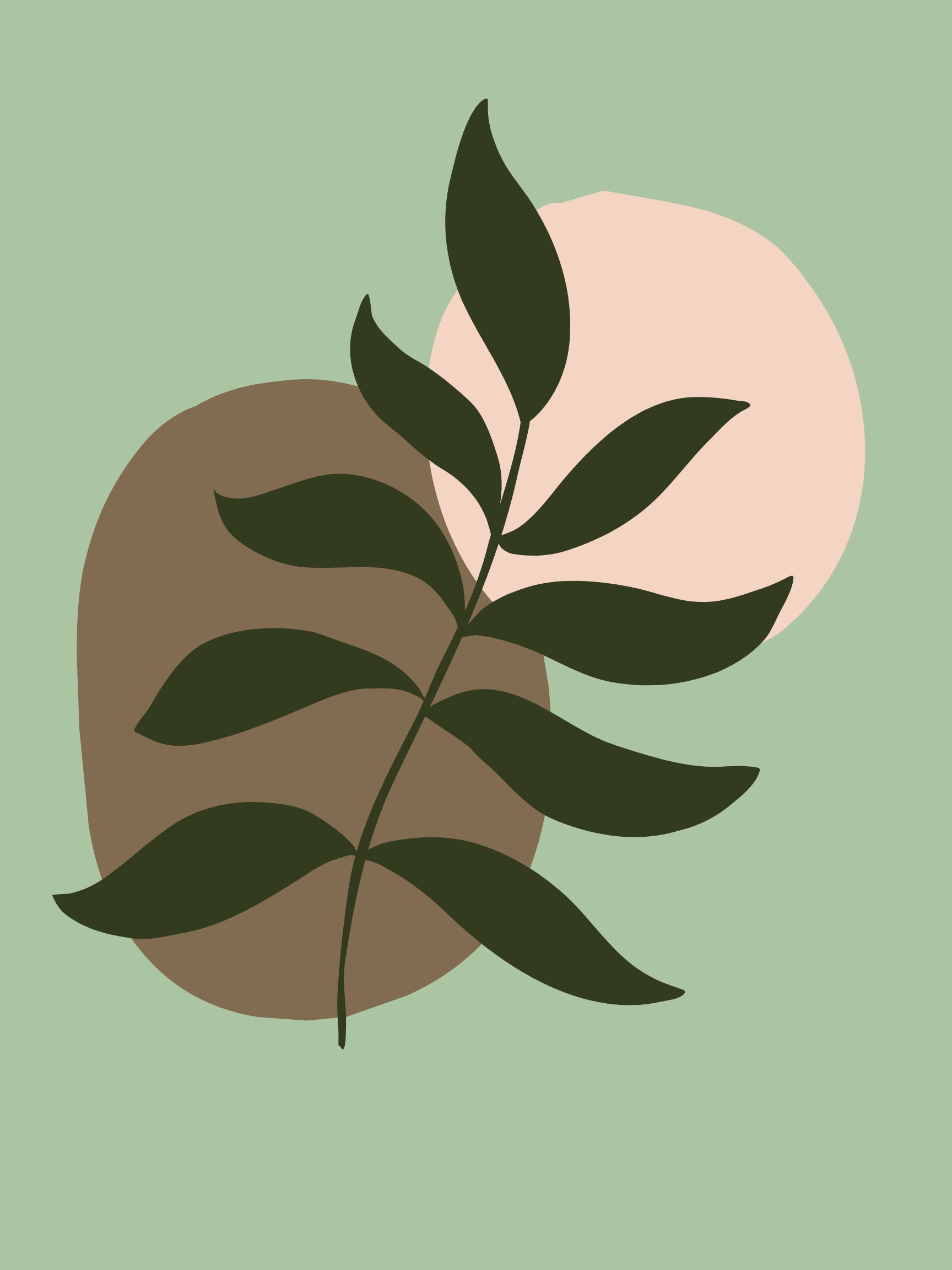 Sage Green Digital Print - Etsy
