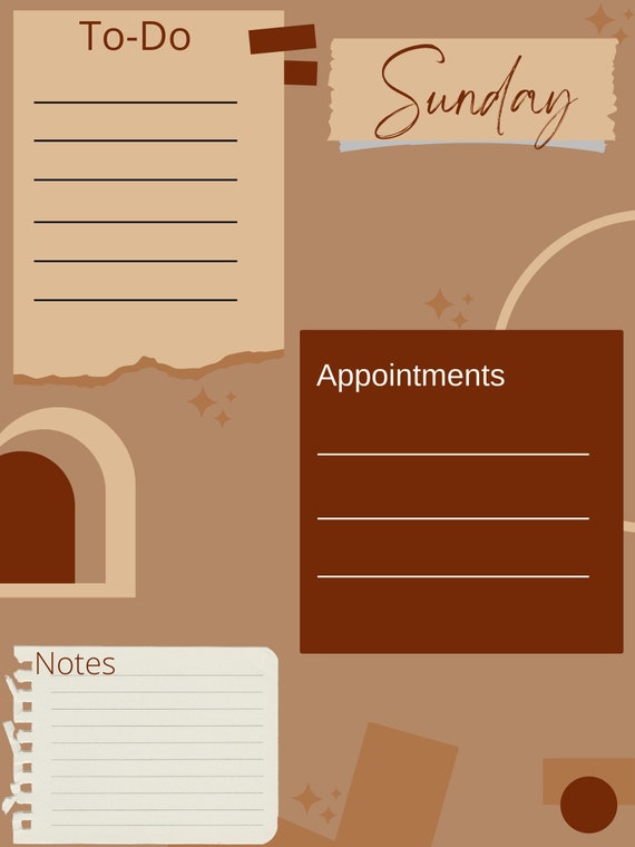 Digital Daily Planner - Etsy