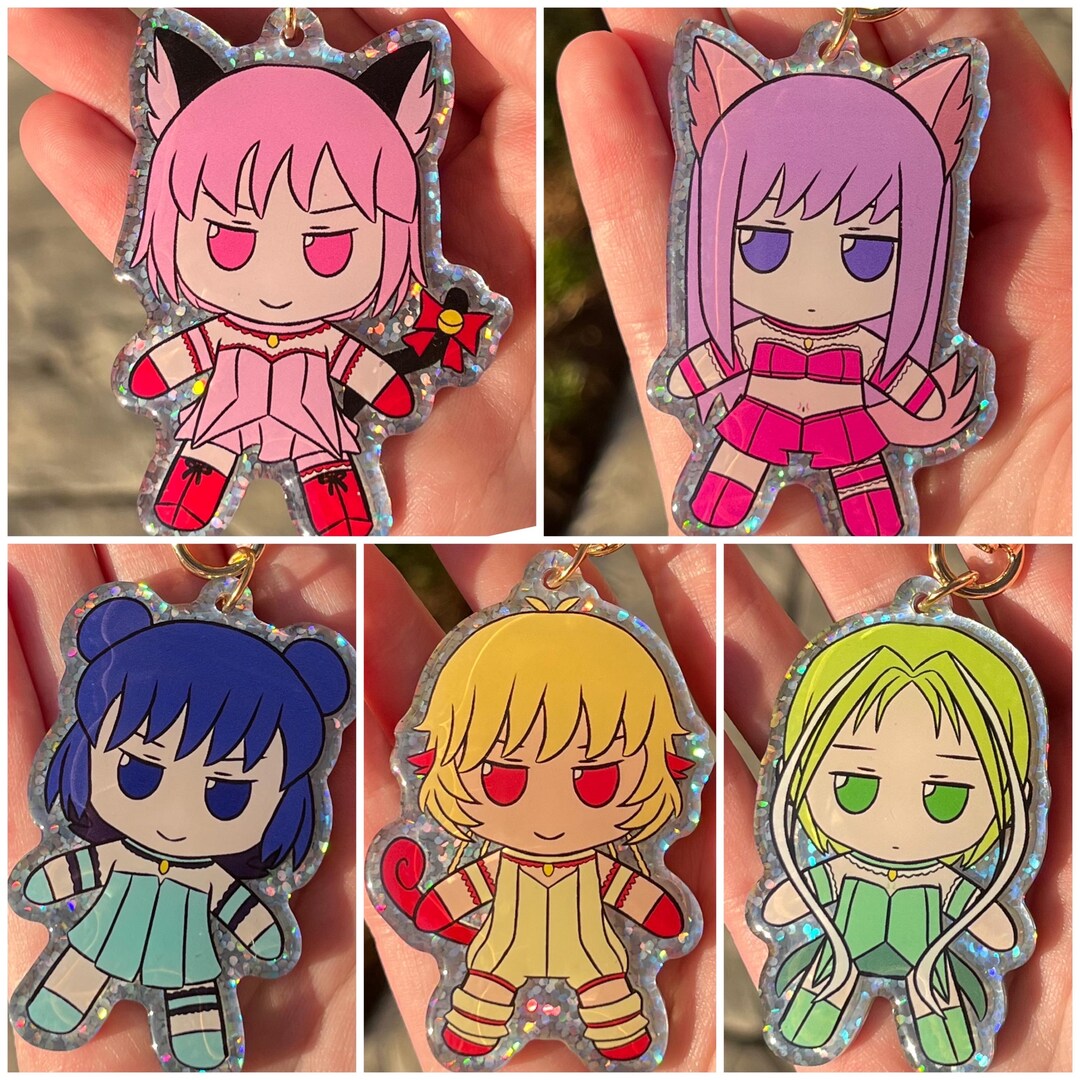 Tokyo Mew Mew Fumo Holographic Acrylic Charms - Etsy