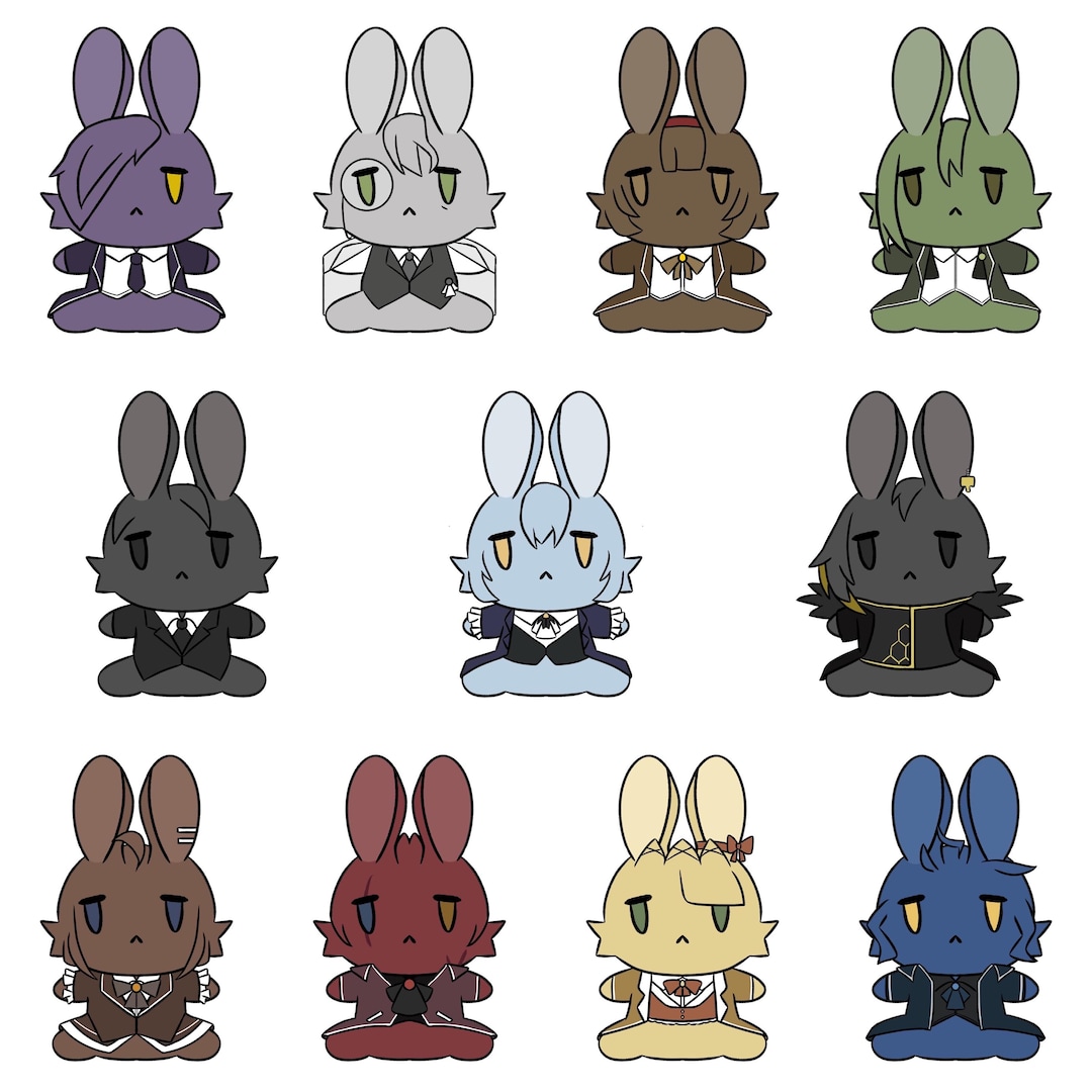 Library of Ruina Bunny Stickers - [preorder] - Etsy
