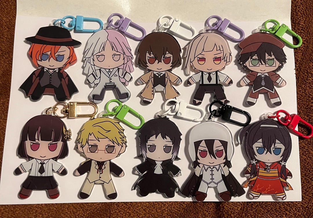 Bungo Stray Dogs BSD Fumo Plush Borderless Acrylic Charms - Etsy