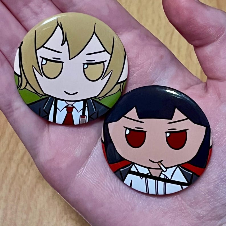 Limbus Company Fumo Buttons - Etsy