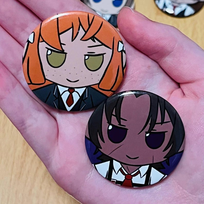 Limbus Company Fumo Buttons - Etsy
