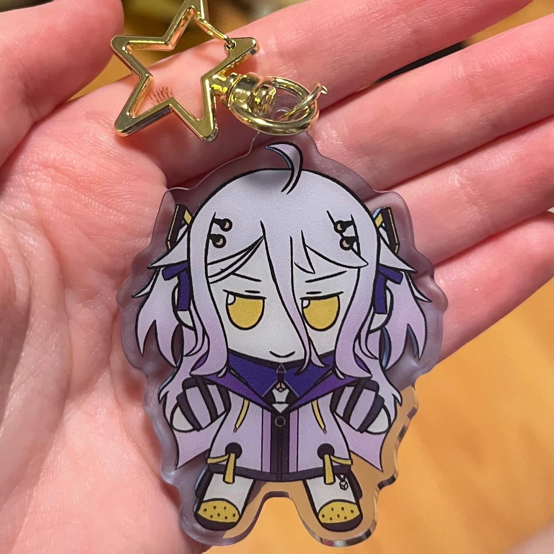 Henya the Genius Vshojo Vtuber Fumo Plush Acrylic Charm - Etsy