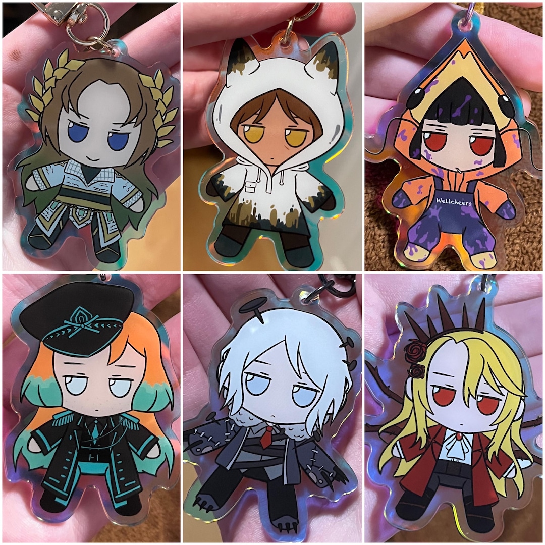 Limbus Company EGO Fumo Plush Holographic Acrylic Charms Series 1 ...