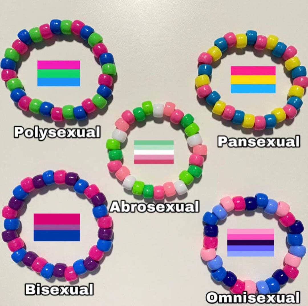 LGBTQ Pride Beaded Kandi Bracelets - Etsy