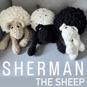 Sherman the Sheep Pattern - Crochet Pattern Digital File - Etsy