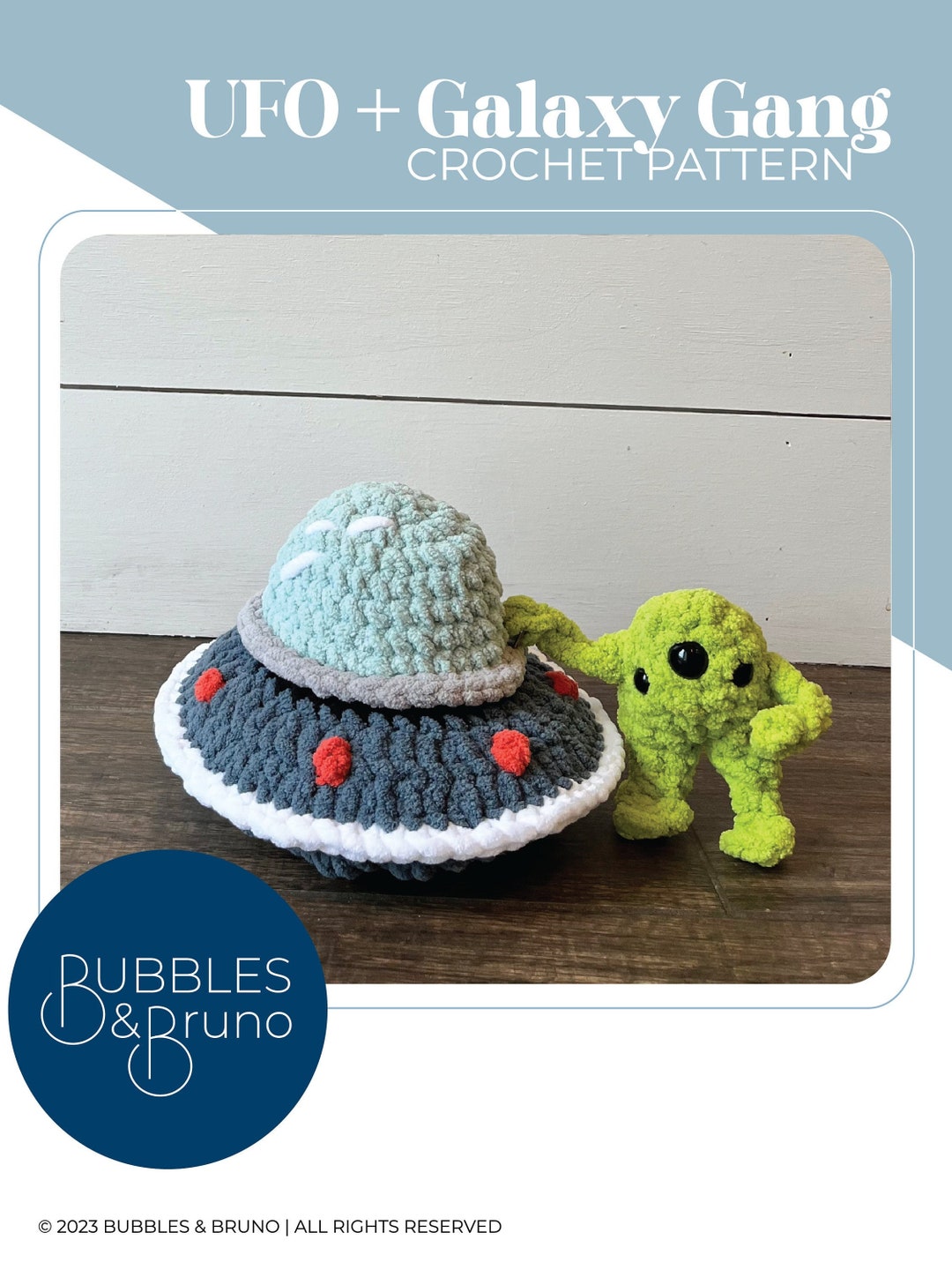 UFO & Galaxy Gang Pattern - *DIGITAL DOWNLOAD* Crochet Pattern - Etsy