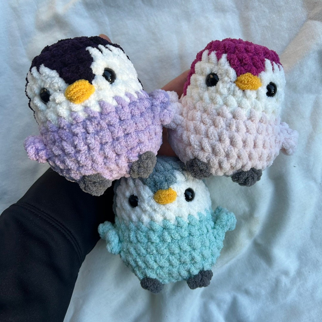 Amigurumi Birds Penguin Pigeon Blue Jay Cardinal Handmade Plushies - Etsy