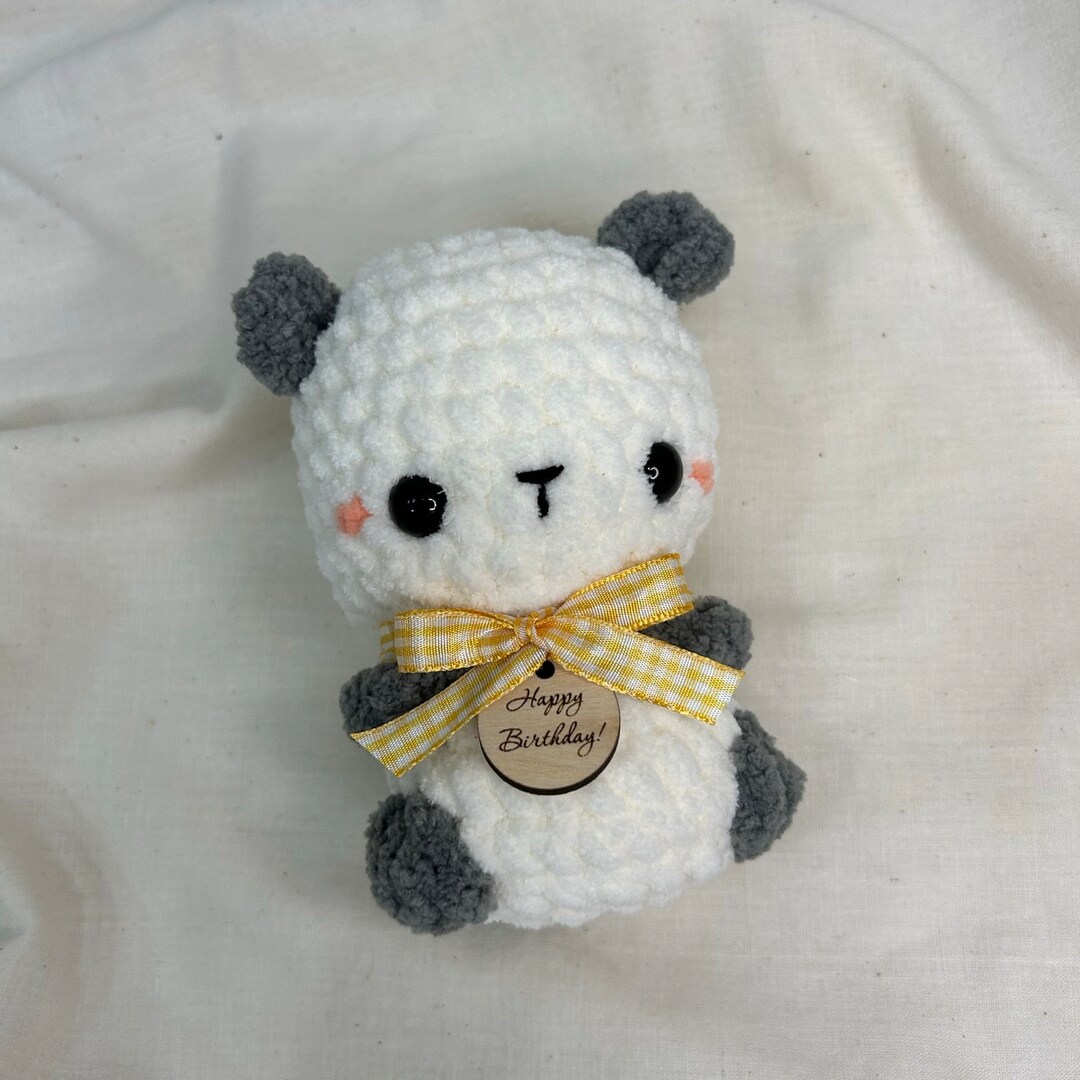 Panda Plush Amigurumi Handmade Stuffie Cute Kawaii - Etsy