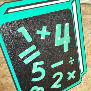 MATH Classroom BOOK Banner Decor/welcome Back to School Math Banner ...