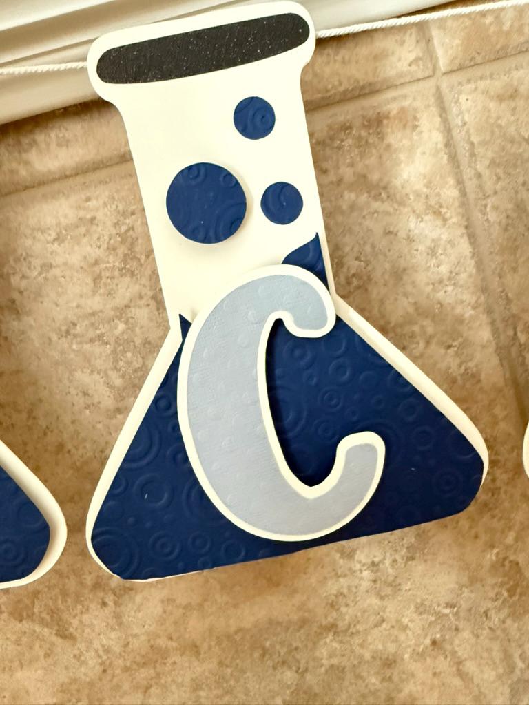 BOHO Inspired Navy and Cream Science Classroom Decor Banner/middle ...
