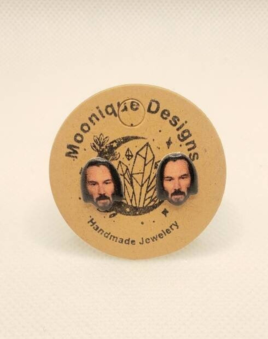 Keanu Reeves Stud Earrings - Etsy