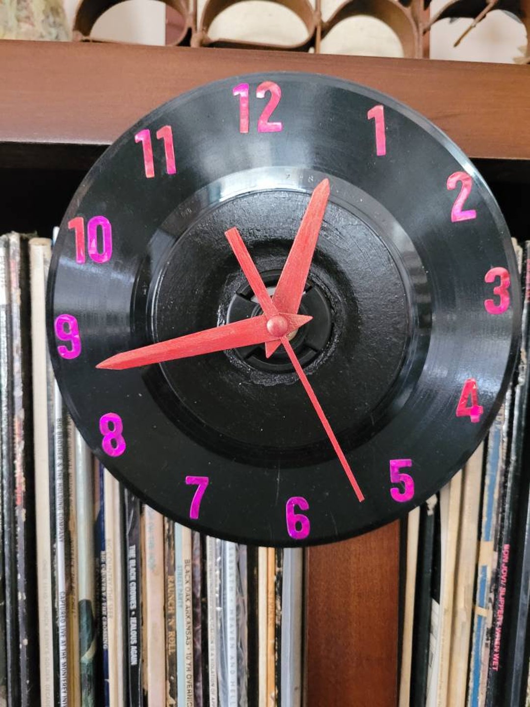 7" 45 LP Record Clock - Etsy