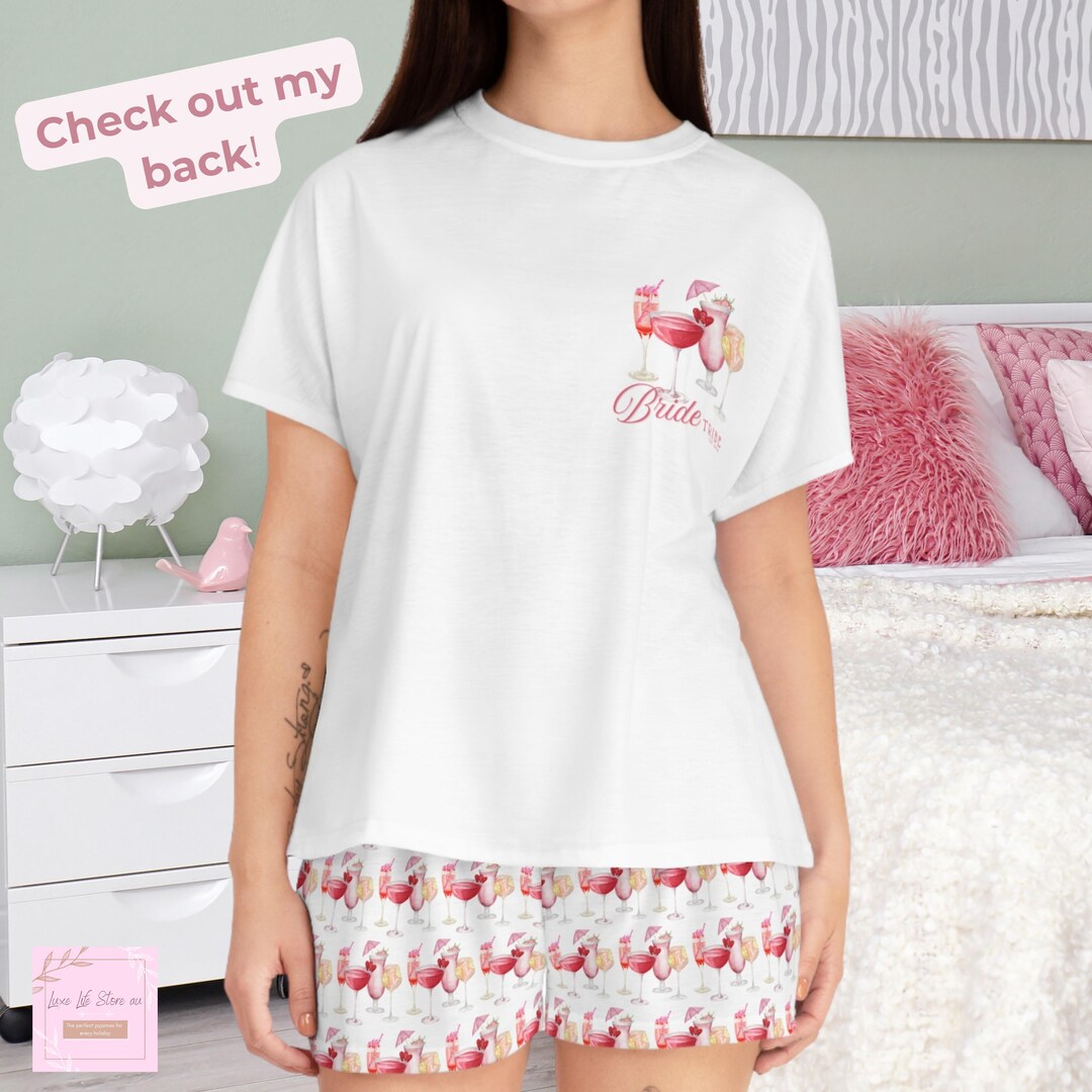 Pajama Set, Bride Tribe Bridesmaid Pajamas, Cocktail Bridesmaid Gift ...
