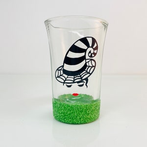 Glitter Halloween Shot Glasses: Spooky Party Decor - Etsy