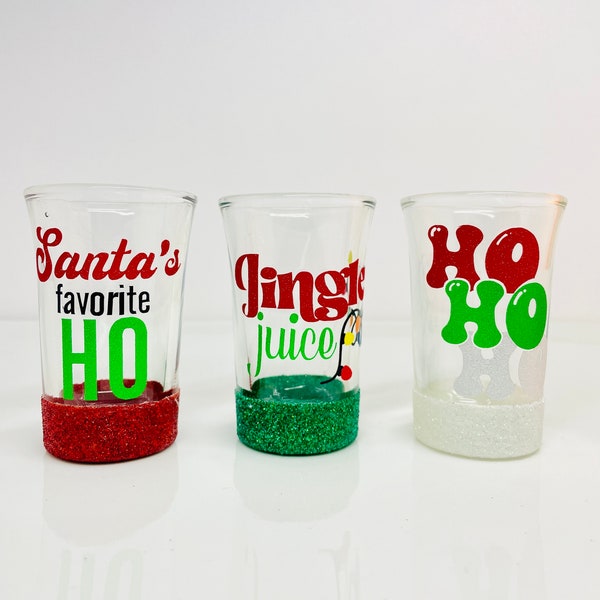 Christmas Shot Glass - Etsy