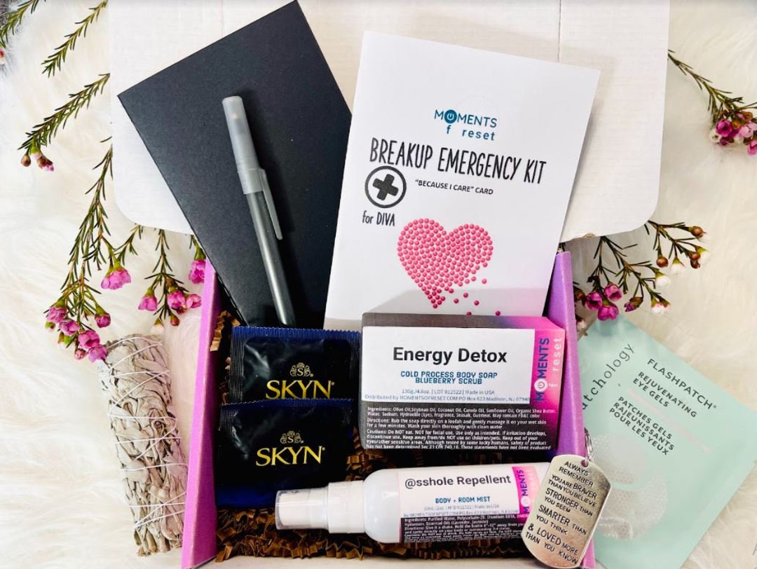 Breakup Emergency Kit for Diva Self Care Breakup Gift Divorce Gift ...